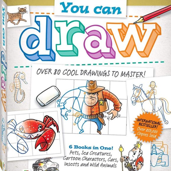 Hinkler | Toys | New You Can Draw Drawing Artist Learning Book | Poshmark